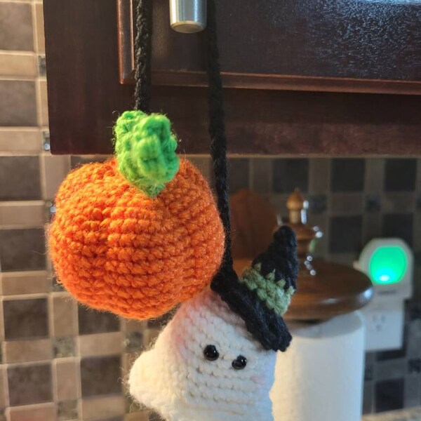 Pumpkin Crochet Pattern, Ghost Crochet Pattern, Halloween Crochet ...