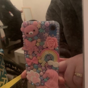 Pink Layered Cute Pastel Phone Case - Etsy UK