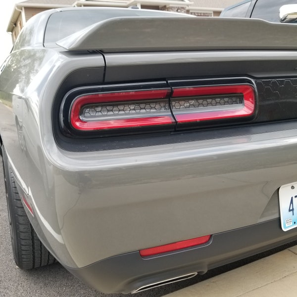 Outlined Honeycomb Brake Light/reverse Light Decal Overlay Fits Dodge ...