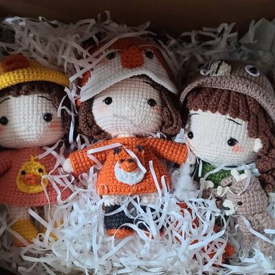 Cute Animal Doll. Finished Doll. Stuffed Doll. Stuffed Toy. - Etsy