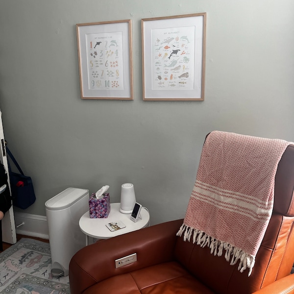 Animal Alphabet and Numbers Prints, Beach Nursery Decor, PRINTABLE Wall ...