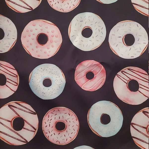 Donut Digital Paper, Watercolor Donuts Paper Pack, Donut Birthday ...
