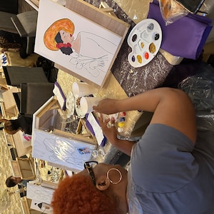 Moana Theme Paint Party, Custom Themedyour Choicepre-drawn/outlined ...