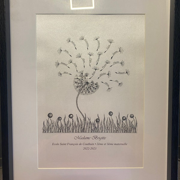 Stippled Full Moon Painting Digital Print. Lunar Phases Gray Printable ...