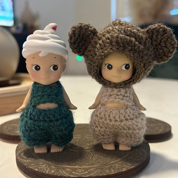 Sonny Angel Closet: Crochet Cut-out Curved Overall | Cut-out Dress - Etsy