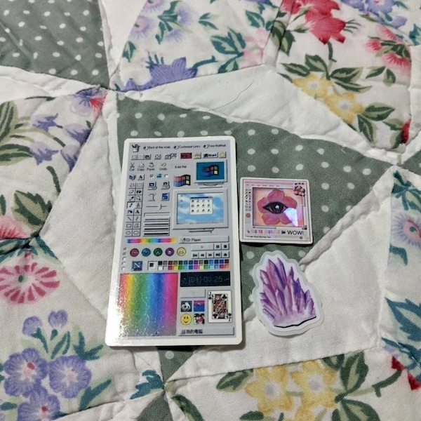 Y2k Nokia Flip Phone Holographic Sticker - Etsy