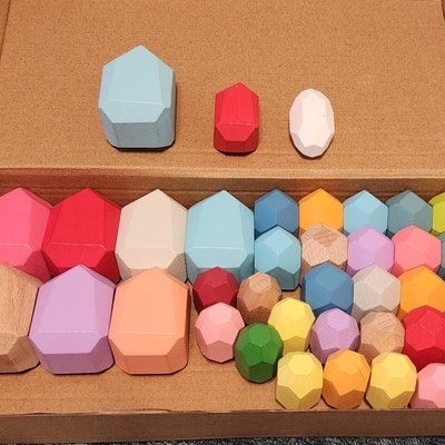 XL Castle Building Set 64 Piece Great Block Set Castle Montessori Open ...