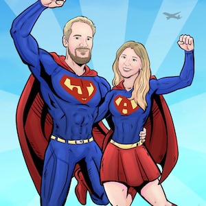 Custom Comic Book Art Superhero Cover Art Custom Made Poster ...