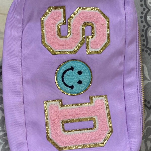 Smiley Face SELF-ADHESIVE Chenille Patch DIY Gift,happy Face Sticker ...