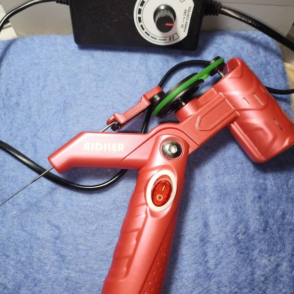 Electric Needle Felting Machine for 1 Needle, Handheld Single Needle ...