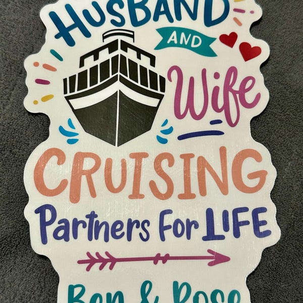 Cruise Word Art Wall Door Magnet Sign, Royal Caribbean Carnival MSC NCL ...