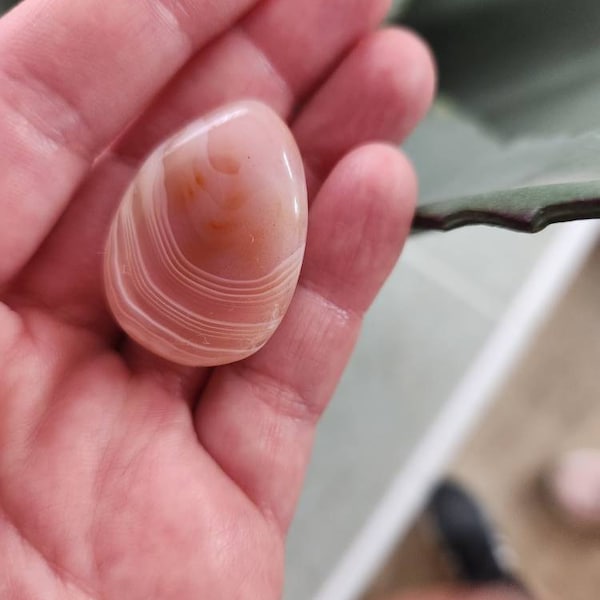 Apricot Agate Tumbled Stone - Multiple Sizes Available - Tumbled Pink ...