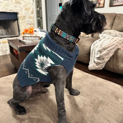 Personalized Dog Harness, Pattern Dog Harness Leather, Custom Dog ...