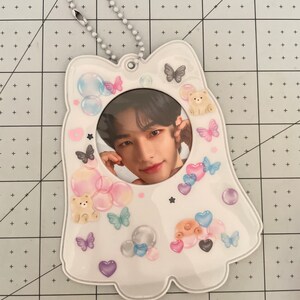 Pink Plaid Confetti Stickers Polco Stickers Korean Stickers - Etsy