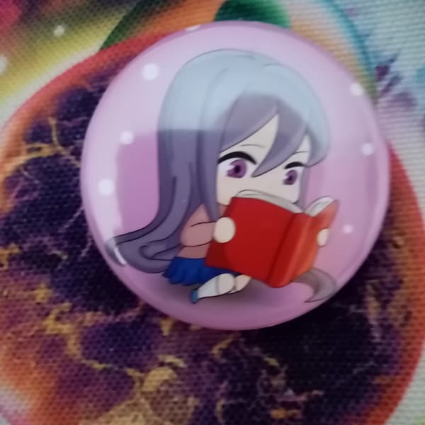 Doki Doki Literature Club Button Badges - DDLC, Sayori, Yuri Natsuki ...