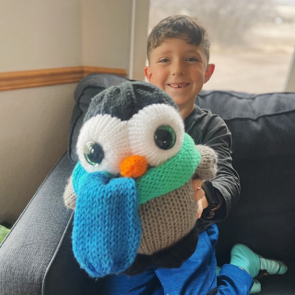 Baby Penguin - Circular Knitting Machine Pdf Pattern - Sentro Addi ...