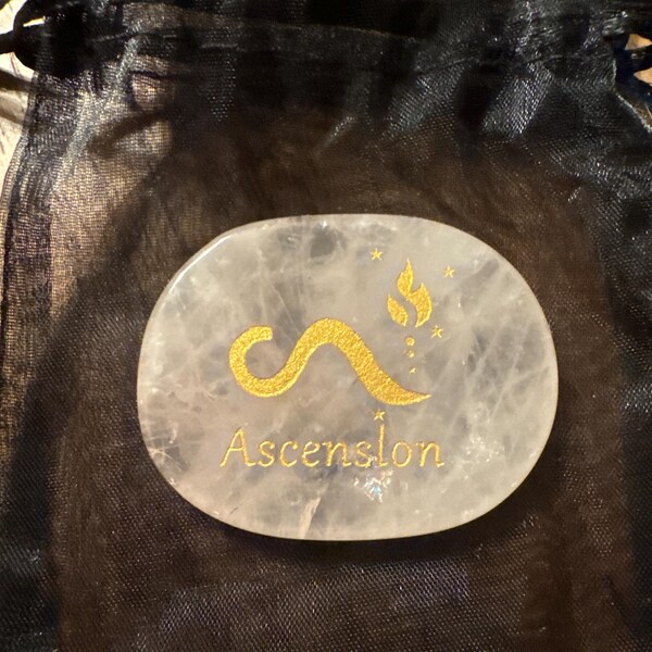 Magical! Triple Moon Goddess Palm Stone, Black Obsidian, Goddess ...