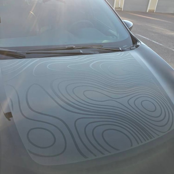 Crux Motorsports Hood Topographical Map for 2024 + Subaru Impreza ...