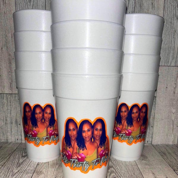 20oz Personalized Styrofoam Cups - Etsy
