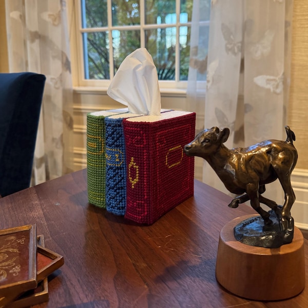Book Tissue Box Cover - Etsy