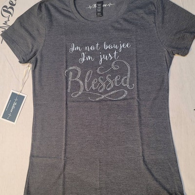 Elegant Blessed Christian Sparkly Crystals Iron-on Rhinestone Transfers ...