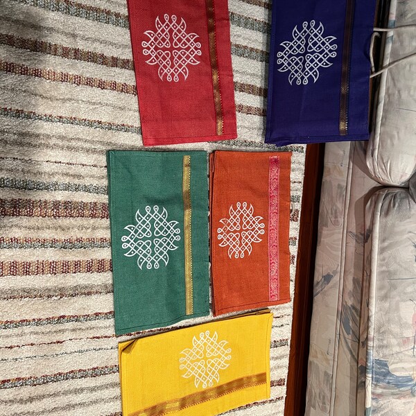 Washable Foldable Reusable Rangoli Mat for Diwali Decoration Mats for ...