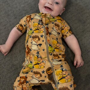 Baby Gown Sewing Pattern With Tutorial Layette Pattern Baby Grow ...