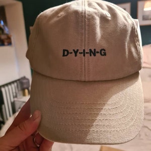 Personalised Vintage Cap Custom Embroidered Unisex Cotton Dad Hat With ...