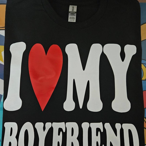 I Love My Boyfriend Svg, Love Svg, Heart Svg, Cute Shirt for Her Svg ...
