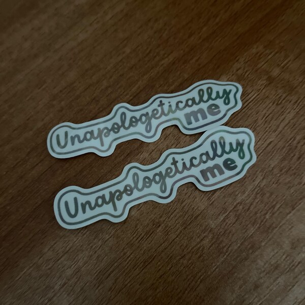 Self-doubt Remover Glitter Sticker - Self Care Gift, Pink and Silver ...