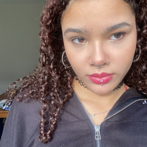 16G CZ Heart Shape Rook Ring/ Eyebrow Curved Rings/ Snug Rook Barbell ...