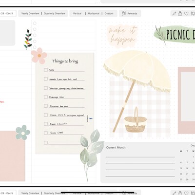 Digital Sticker Book for Goodnotes, PNG Files of Digital Stickers ...
