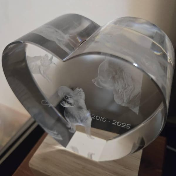 Personalized 3D Crystal Photo | Custom Engraved Picture & Glass Laser ...
