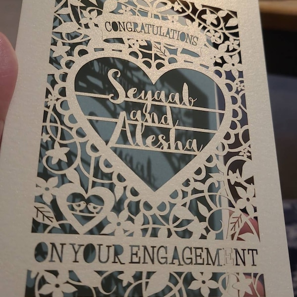 Personalised Papercut Retirement Card, Laser Cut on Your Retirement ...