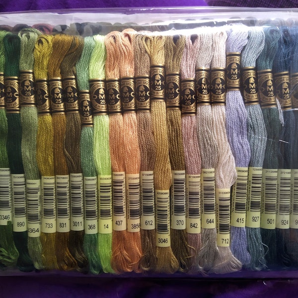 DMC Floss Thread, Pick Your Color, DMC Mouline Stranded Cotton Thread ...