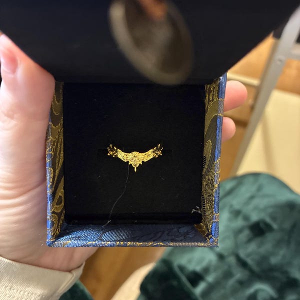 EXCLUSIVE How to Train Your Dragon Silver Ring, Adjustable Toothless ...