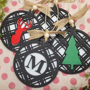 Plaid Ornament Digital File File for Laser Cut Ornaments - Etsy