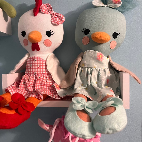 Bunny Doll PDF Sewing Pattern and Step by Step Instructions- Beginner ...