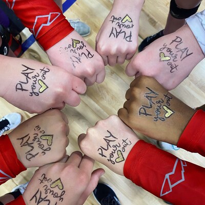 Team Pack of 14 Temporary Gold Tattoos / believe Volleyball / Water ...