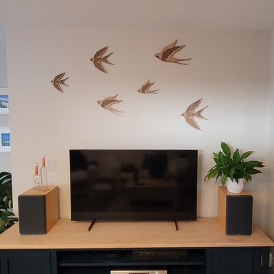 Oak Wood Hot Air Balloon Rattan Effect, Bespoke Hot Air Balloons, Boho ...