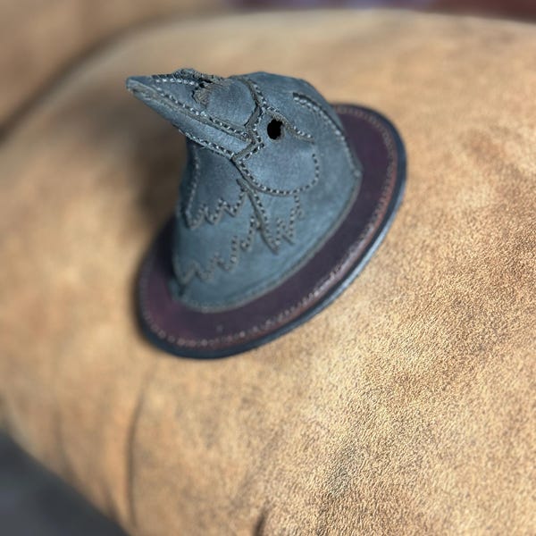 PDF Pattern Leather Raven Head Wall Mount - Etsy