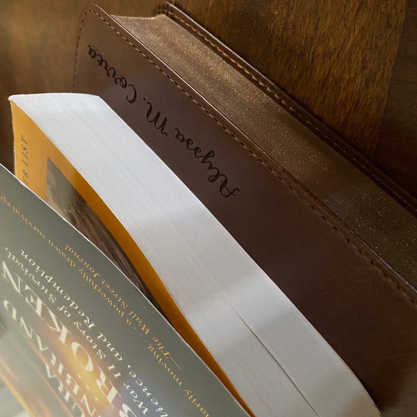 ESV Large Print Bible Full Size - PERSONALIZED - Brown - Includes ...