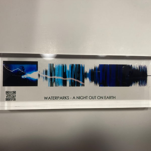 Artblox Soundwave Art With Scannable Qr Code Any Video Voice Recording ...