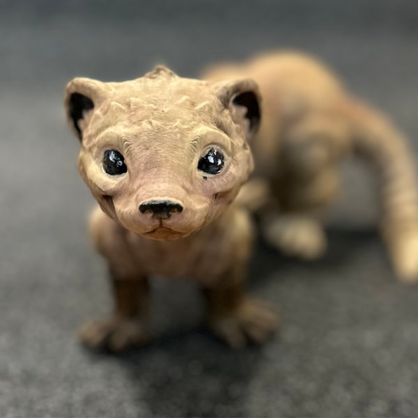 Ferret Digital .STL File for 3d Printing, Articulated Fidget Figure ...