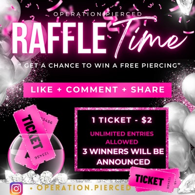 Raffle Flyer , DIY Flyer Design Template, Giveaway Flyer, Raffle Ticket ...