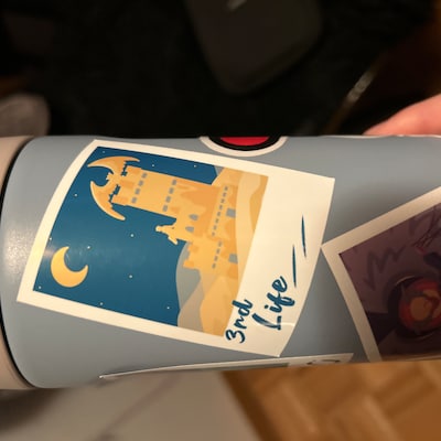 3rd Life Desert Duo scar & Grian Polaroid Location Vinyl Stickers - Etsy