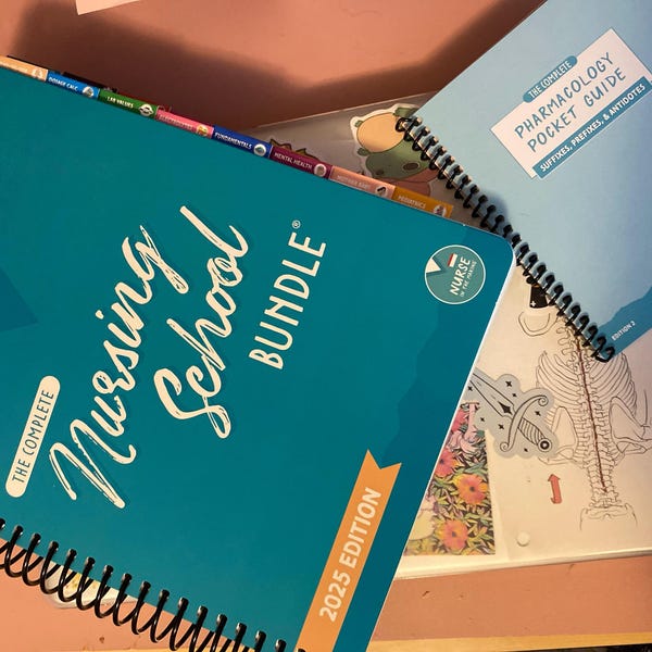 The Complete Nursing School Bundle® | 2026 Edition | Spiral Bound - Etsy