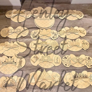 Fairy Tale Frog Bayou Princess Crown Tiara Layered SVG File - Etsy