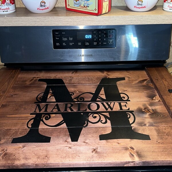 Hand Made Custom Stove Top Cover - Etsy