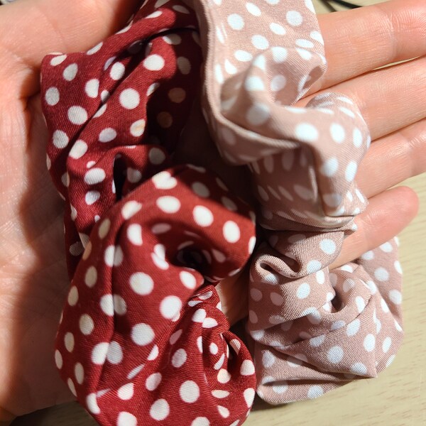 Scrunchie Set | Leaf Patterns | Hair Accessories - Etsy